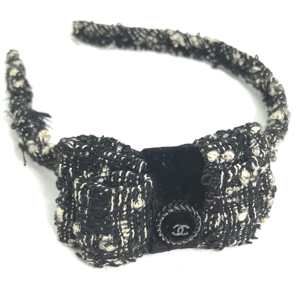 CHANEL | Accessories | Chanel Hair Band Headband Hair Accessories ...